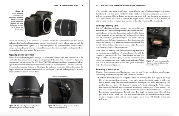 David Busch's Canon EOS Rebel T6/1300D Guide