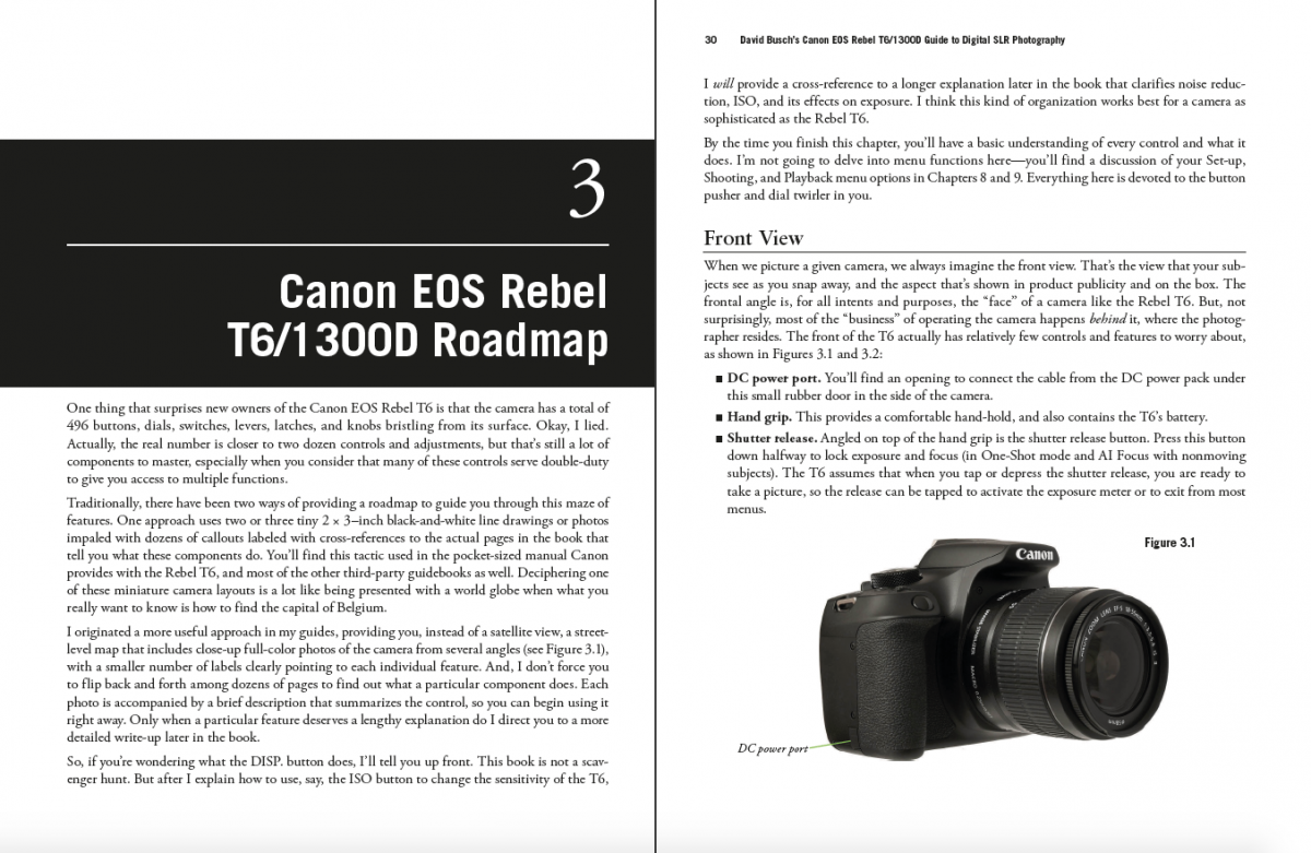 David Busch's Canon EOS Rebel T6/1300D Guide
