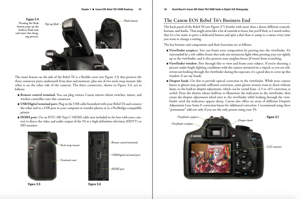 David Busch's Canon EOS Rebel T6/1300D Guide