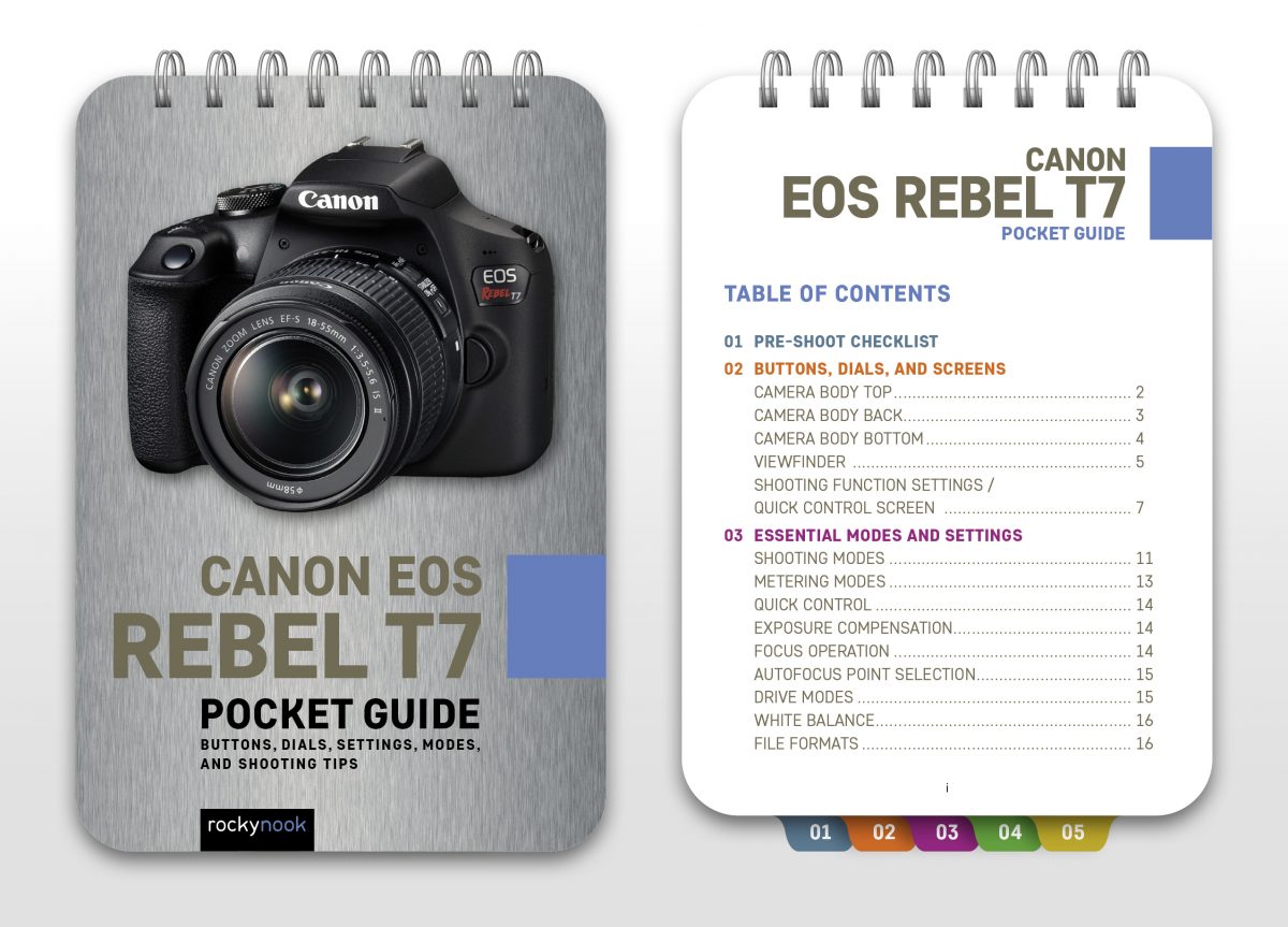 Canon EOS Rebel T7: Pocket Guide - RockyNook
