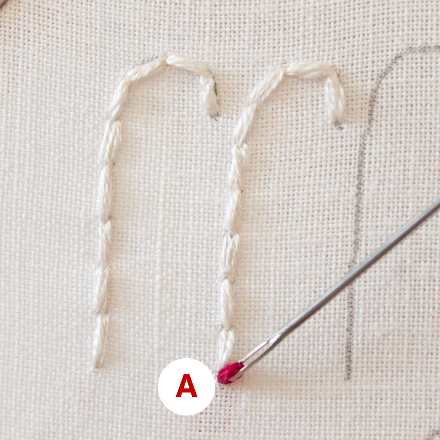 How To Stitch The Whipped Backstitch - RockyNook